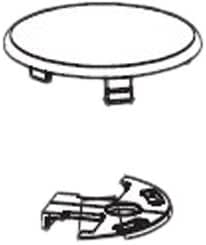 Amazon.com: Moen 100021 Chateau Handle Cap Kit, Chrome : Industrial ...