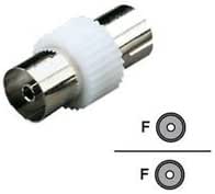 LAZER ELECTRICS Tv Ariel Lead Female To Female Coax Cable Adaptor Plug ...