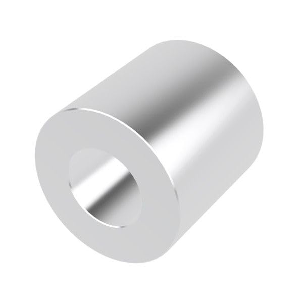 Aluminum Spacer 1" OD x 1/2" ID x Choose Your Length, Round Spacer ...