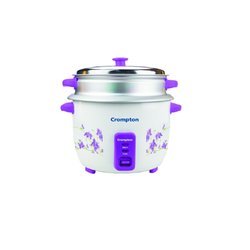 Buy Crompton Greaves 1.8-Liter Electric Cooker with Steamer (White ...