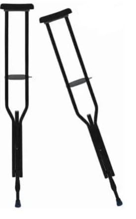 Height Adjustable 2Pcs Ultralight Underarm Crutch Axillary Walking ...