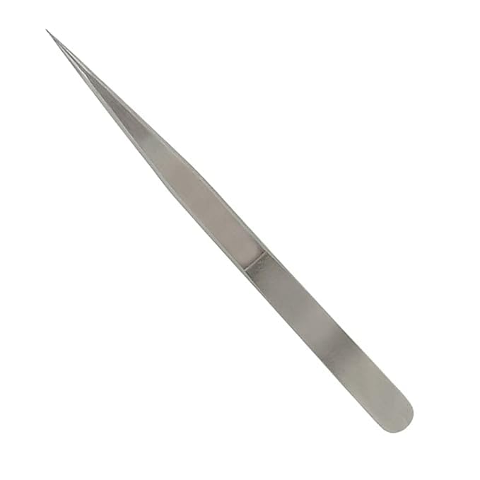 Sminakh 1 Pcs Nail Tweezers for Nail Art Silver Nail Tweezer Nail ...