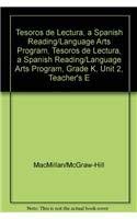 Tesoros de lectura, A Spanish Reading/Language Arts Program, Grade K ...