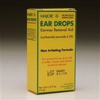 Amazon.com: Major Pharmaceuticals 83419 Earwax Removal Ear Drops 0.5 Oz ...