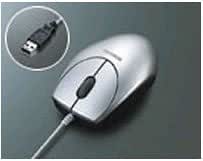 KOKUYO EAM-U111C USB & PS/2 Mouse:Silver: Mice: Amazon.com.au