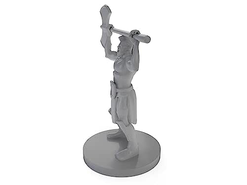 Amazon.com: Half Orc Barbarian With Mohawk Raging Tabletop DND Gaming ...