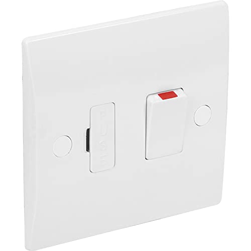 1 Gang Spur Wall Switch 13 Amp Fused Connection Unit Switched – Low ...