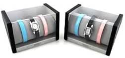 GIFT BOXED ANUCCI WATCH SET blue, pink + black straps : Amazon.co.uk