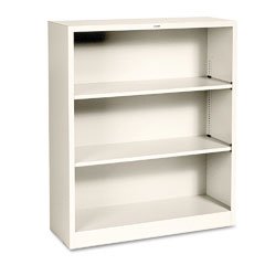 HON Brigade Metal Bookcase - Bookcase with Two Shelves, 34-1/2w x 12-5 ...