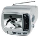 Amazon.com: Coby CX-TV6 5" Portable Black & White TV with AM/FM Radio ...