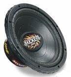 Kicker CompVR CVR15-4 15" Dual 4-ohm Voice Coil Component Subwoofer ...