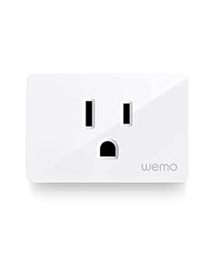 Wemo Smart Plug (Simple Setup Smart Outlet for Smart Home, Control ...