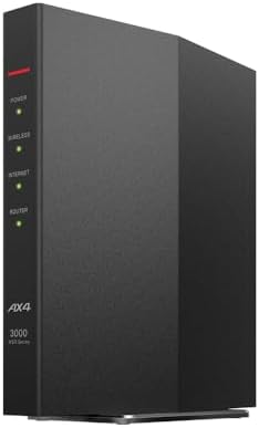 Amazon.co.jp: Buffalo WSR-1500AX2L/N WiFi Router, Wireless LAN Wi-Fi 6 ...