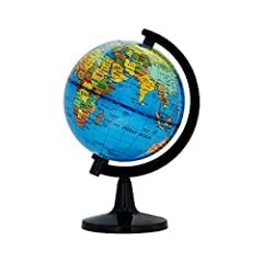 EXERZ 10cm World Globe - Mini Globe Political Map - Educational ...