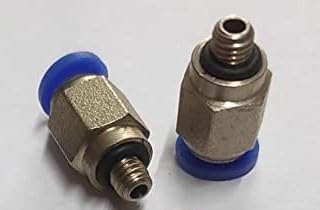 CRAFTSFY Pneumatic Coupler Air Connectors PC4-M5 Thread 4MM Straight ...