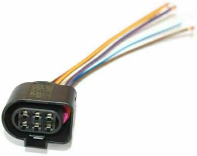 Audi TT Mk2 8J Rear Tail Light Wiring Plug Pig-Tail Wired Connector ...