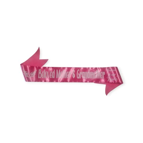 Amazon.com: Personalized Memorial Funeral Sash Ribbon or Celebration of ...