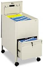 Amazon.com: - Locking Mobile Tub File With Drawer, Letter Size, 17w x ...