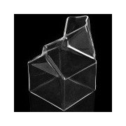 Mini Creamer Milk Carton Glass Container (150ml) : Amazon.in