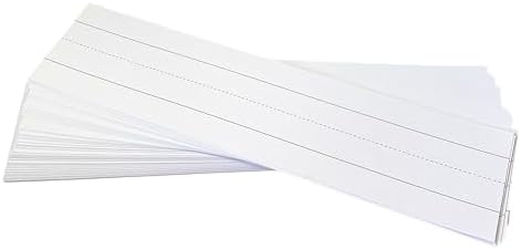 Amazon.com: LOTMER 150 Sheets White Sentence Strips, 92LB/250gsm ...