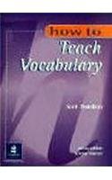 How to Teach Vocabulary: Amazon.co.uk: 9788131702352: Books