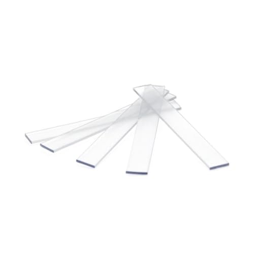 Snapklik.com : CRL .040 X 1/4 X 2 Clear Plastic Setting Blocks