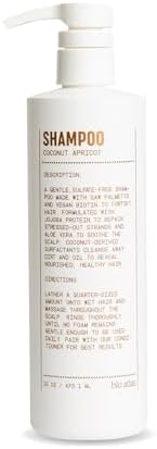 Amazon.com : Blu Atlas Men's Shampoo - Coconut Apricot - Gentle ...