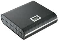 Amazon.com: Visol Maldon Black Synthetic Cigar Humidor with Hygrometer ...