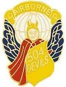 Amazon.com: US Army, 504TH Devils Airborne INF - Officially Licensed ...