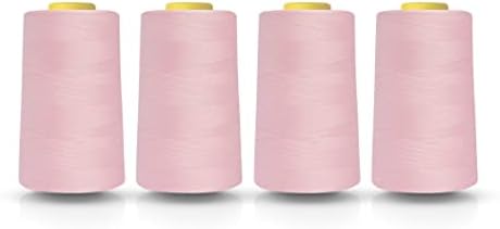 OVERLOCKING THREAD - OVERLOCKER THREAD - POLYESTER - SEWING THREAD - 4 ...