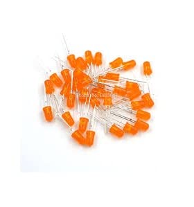 Ds Robotics® 5MM Orange LED Light Emitting Diode Highlight for Arduino ...