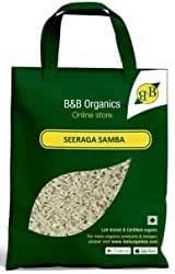 B&B Organics Aromatic Seeraga Samba Rice (4kg)/ Traditional Rice ...