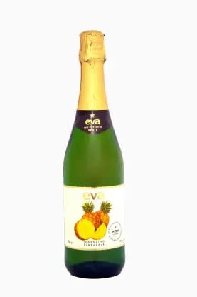 Eva Sparkling Non-Alcoholic Drink Pineapple Flavor 750ML : Amazon.in ...