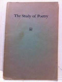 The Study of Poetry: Department of English: Amazon.com: Books