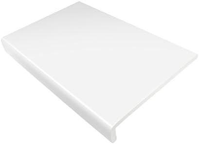 150mm White UPVC Window Board/Cill Cover 1.25m Long 9mm Thick Plastic ...