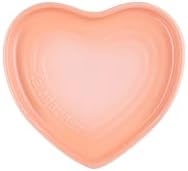 Amazon.com: Le Creuset Stoneware Heart Shaped Spoon Rest, 5", Peche ...