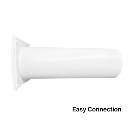 H&C VENT White 6 inch 150mm Extractor Fan With Humidistat sensor and ...