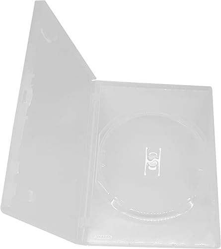 MP-Pro Amaray DVD Cases Transparent with 14 mm Spine and Outer Film for ...