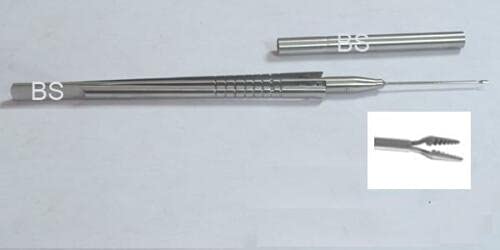 Vitrectomy serrated forceps Vitreous 23 Gauge One Piece : Amazon.in ...