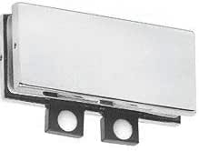 CRL Aluminum Transom Mounted Connector With Two Reversible Door Stops ...