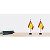 Amazon.com: Spain Spanish Deluxe Desk Flag Set, Small Mini Miniature ...
