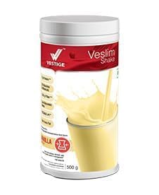 VESLIM SHAKE VANILLA FLAVOUR- 500 G| Meal Replacement Protein Powder ...