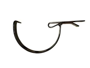 Half Round Rain Gutter Hangers, Heavy-Duty Support Brackets for Gutter ...
