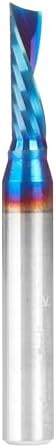Amana Tool Spektra Coated Solid Carbide CNC Spiral Single O-Flute ...