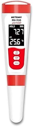 Metravi PH-700 Digital pH Meter with Temperature measurement and user ...