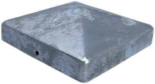 Haven Heritage Fence Post Caps Pyramid Square Galvanised Metal Fence ...