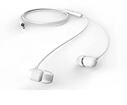 Headphone with TPE Anti-Tangle Material,Noise Cancellation- White ...