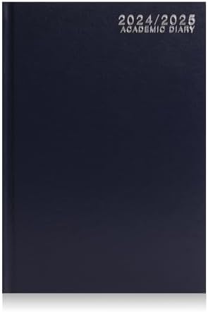 2024 2025 Academic Student Diary A5 Week to View Case-bound (Blue ...