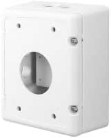 Amazon.com : Hanwha Techwin SBP-300NBW Installation Back Box - Sturdy ...