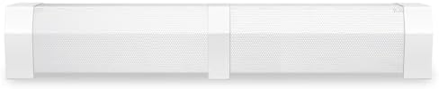 SDSNTE 4ft Steel Easy Slip-On Baseboard Heater Cover with End Caps for ...